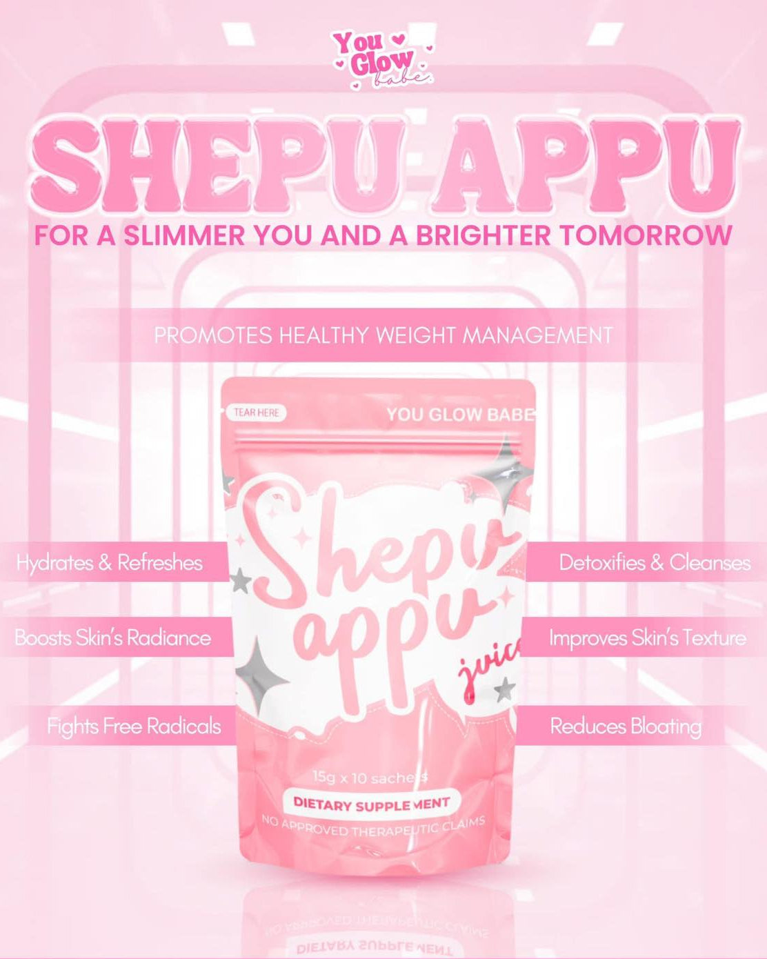 SHEPU APPU Whitening Collagen – Glow & Firm Skin | UAE – FashionistaDeal